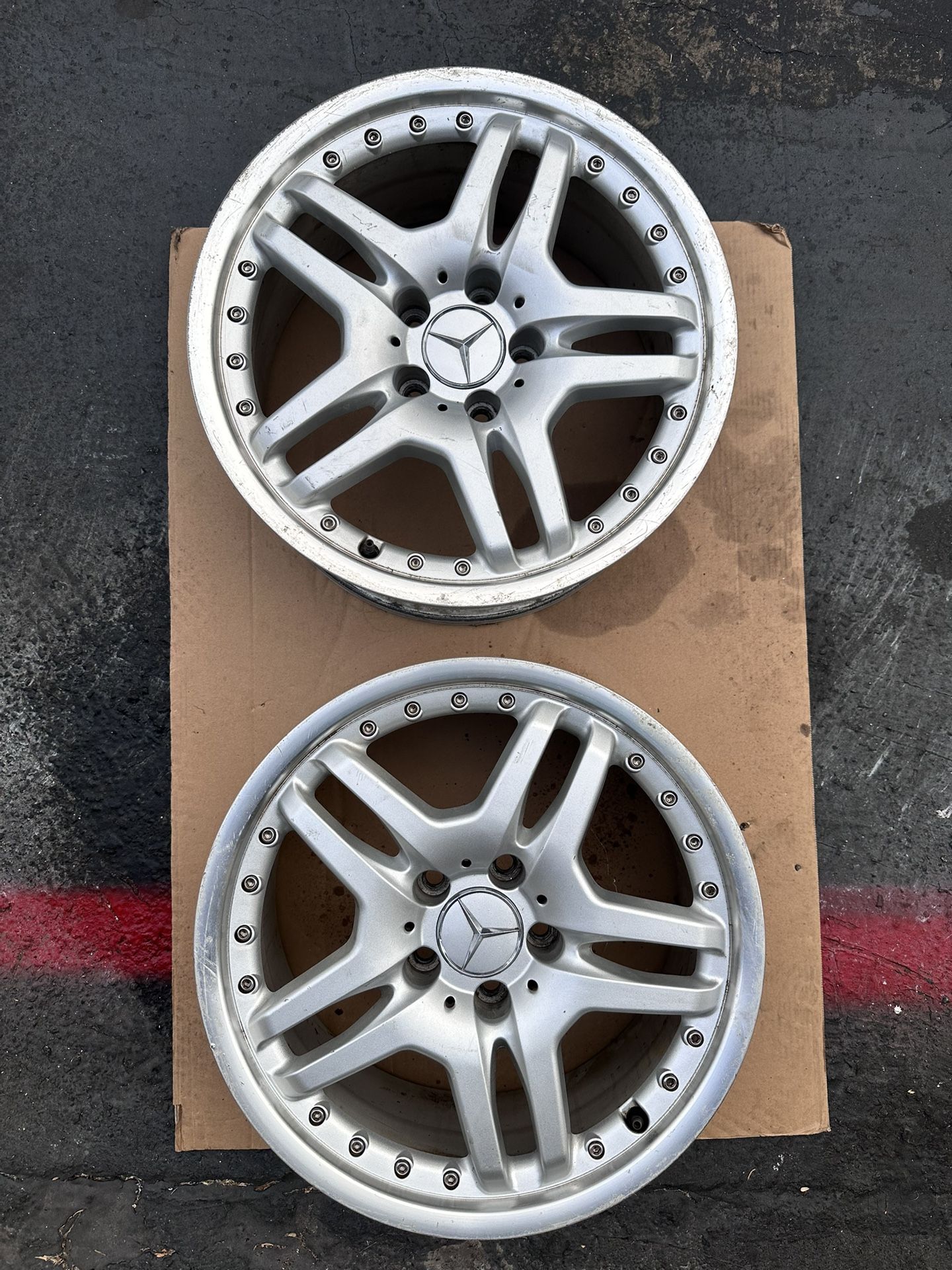Bremma 17” Rims MBZ AMG Replicas Only 2 Rims Offset 30 for Sale in ...
