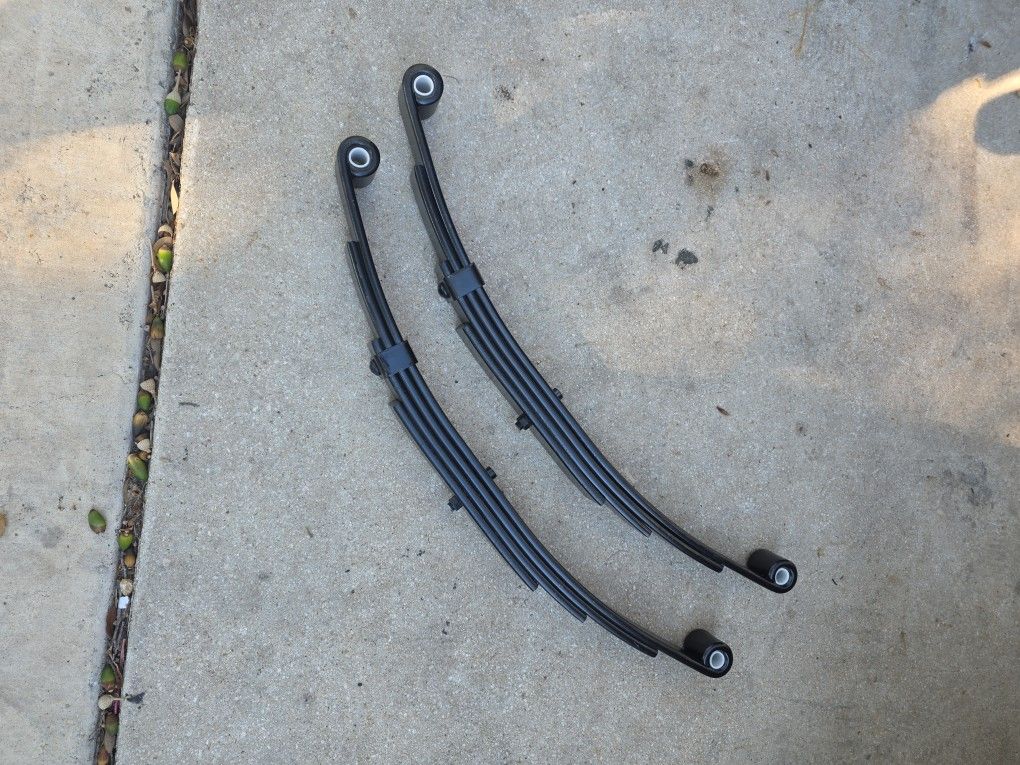 Trailer Leaf Spring 4 Leaf Double Eye 2500 lbs Cap for 5000 lbs Axle ...