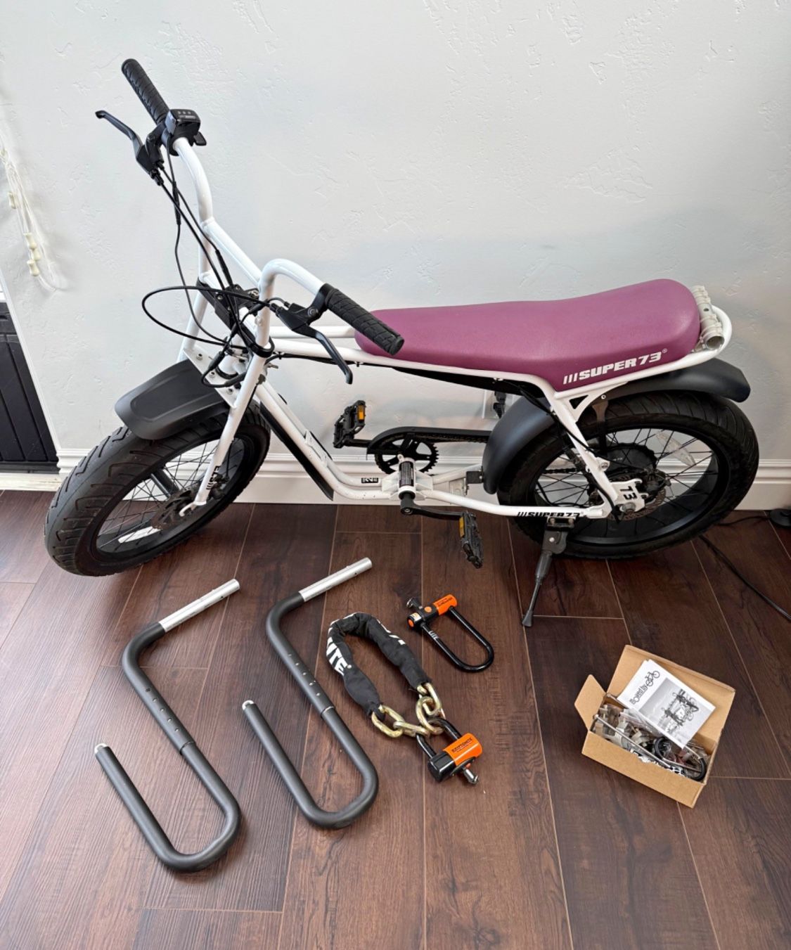 Super73 Z1 + fairings, locks, pump, & surf rack for Sale in Lakewood ...