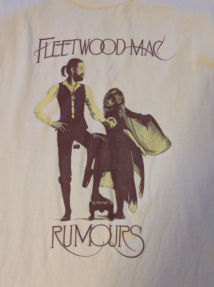 Fleetwood Mac Rumors Mens Graphic XL 100% Cotton T Shirt for Sale in ...