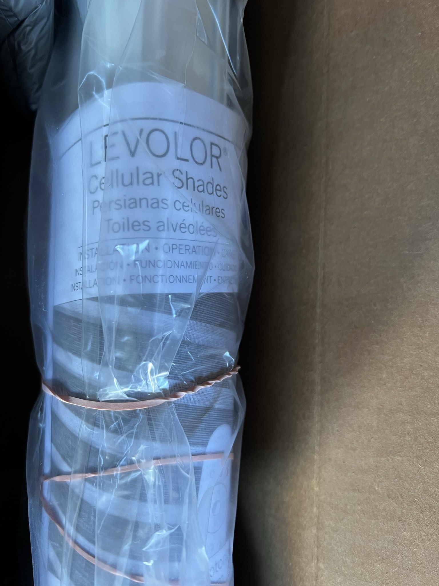 Levelor Electric Cellular Shade 90.25” X 45.5”. Brand New. Inside Or ...