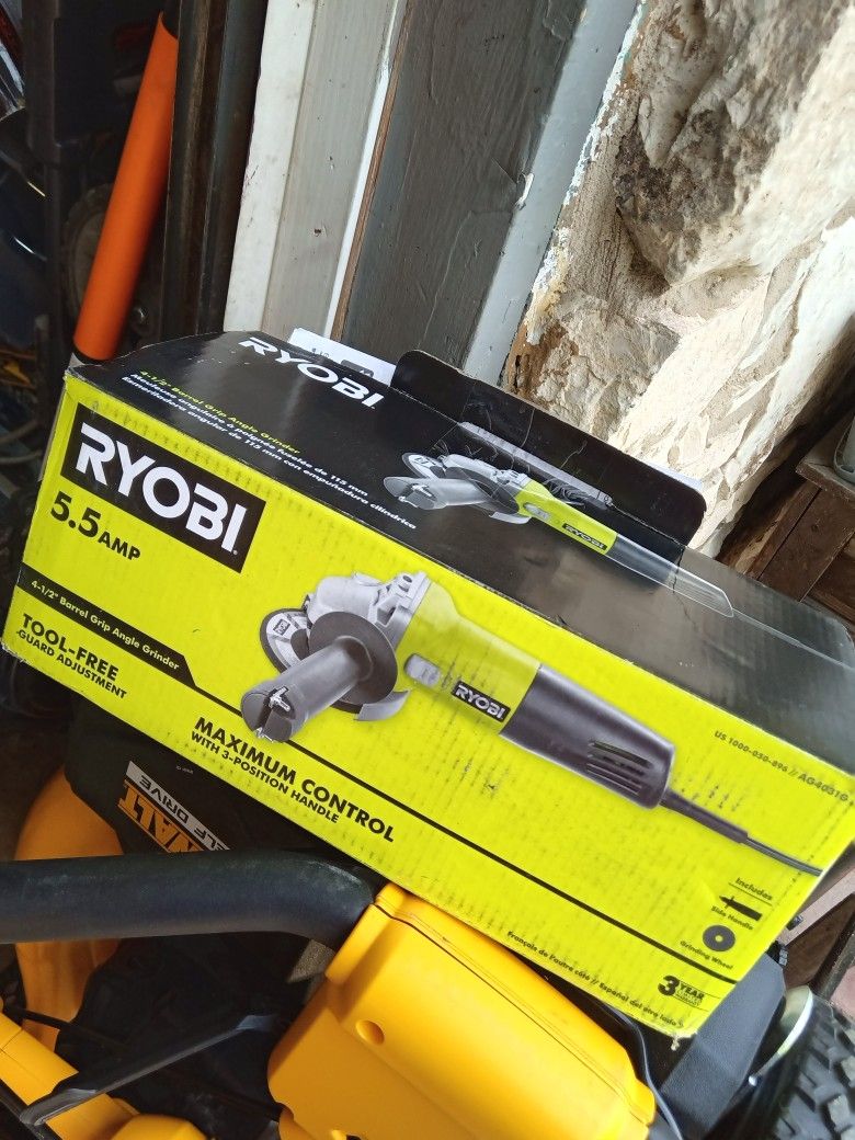 Ryobi grinder corded store