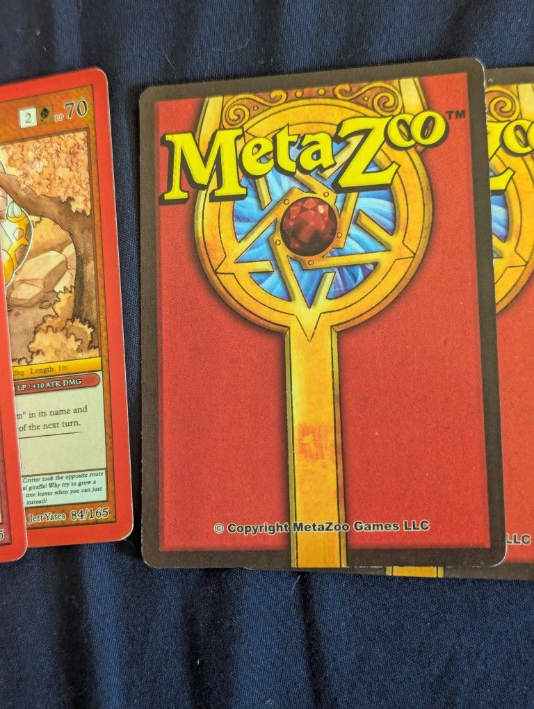 Meta Zoo 1st Edition Cards Trading Gaming Collectible Magic Cards FIRST ...