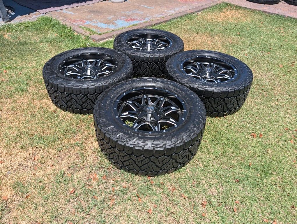 New 20x9 Fuel Wheels & 33s Nitto Rencon Tires Of 2025 Silverado 1500 ...