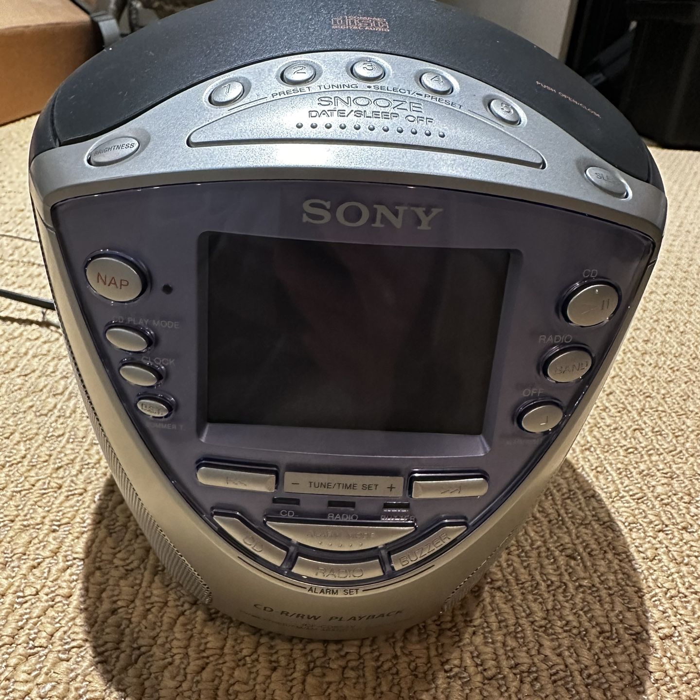 Sony Dream Machine Cd Clock Radio