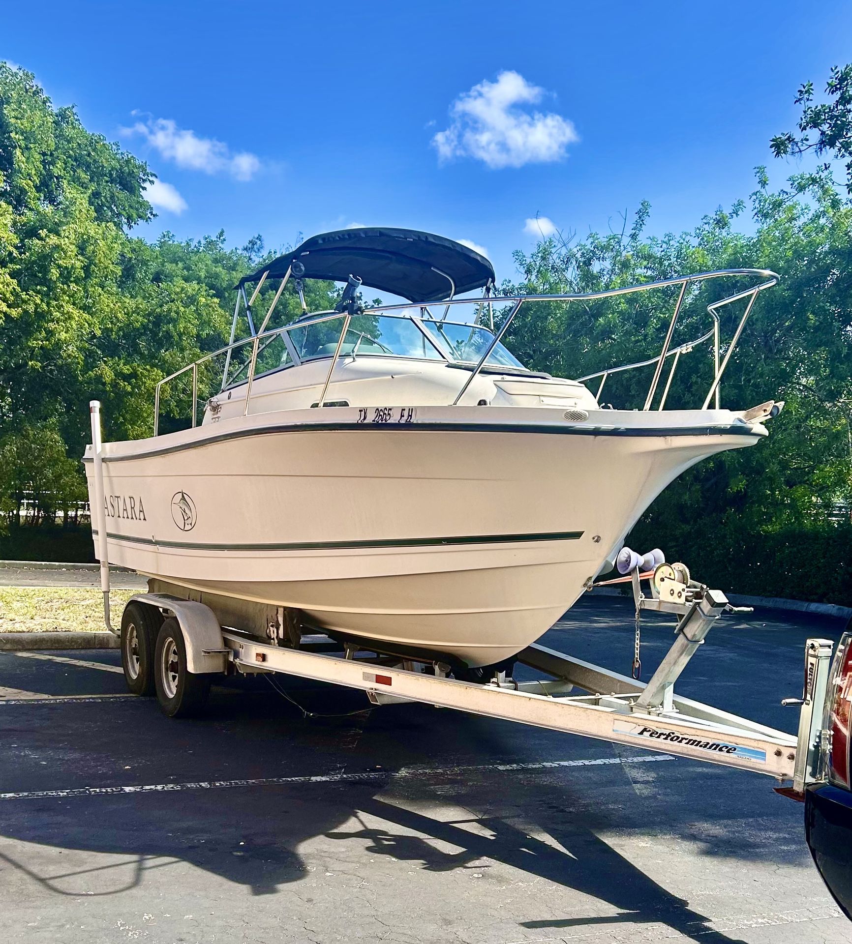 2001 Bayliner Trophy 2302 W/200 Merc Offshore Fishing Pleasure Walk ...