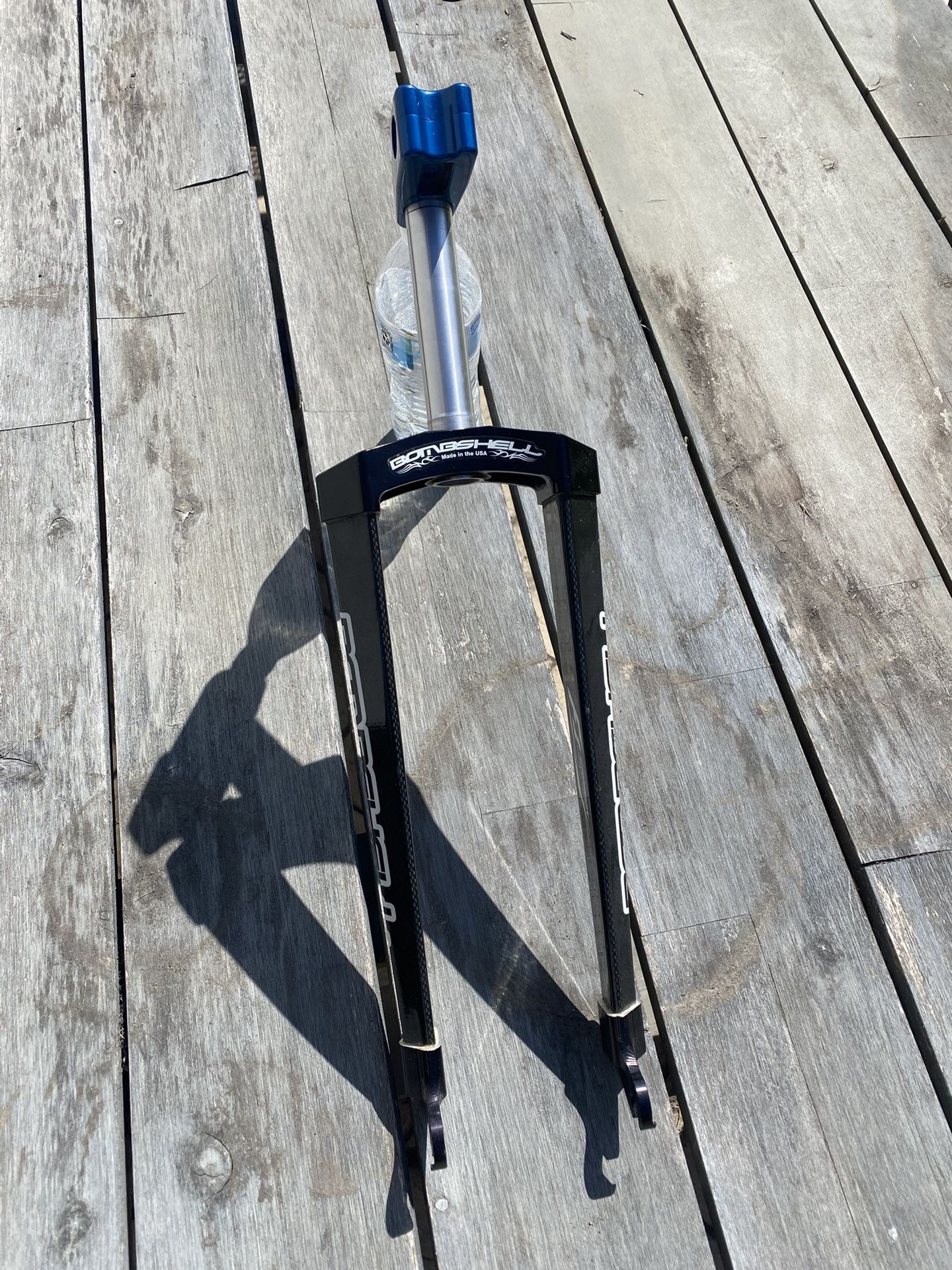 24in Bombshell BMX jr. cruiser Carbon Fiber race forks $60 for Sale in ...