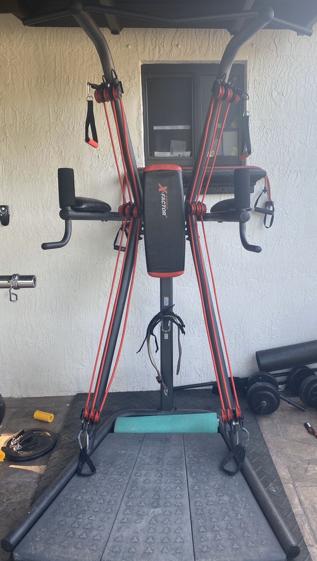 Weider X-factor Plus Home Gym,pull up bar,dips,push up,chest,weight ...