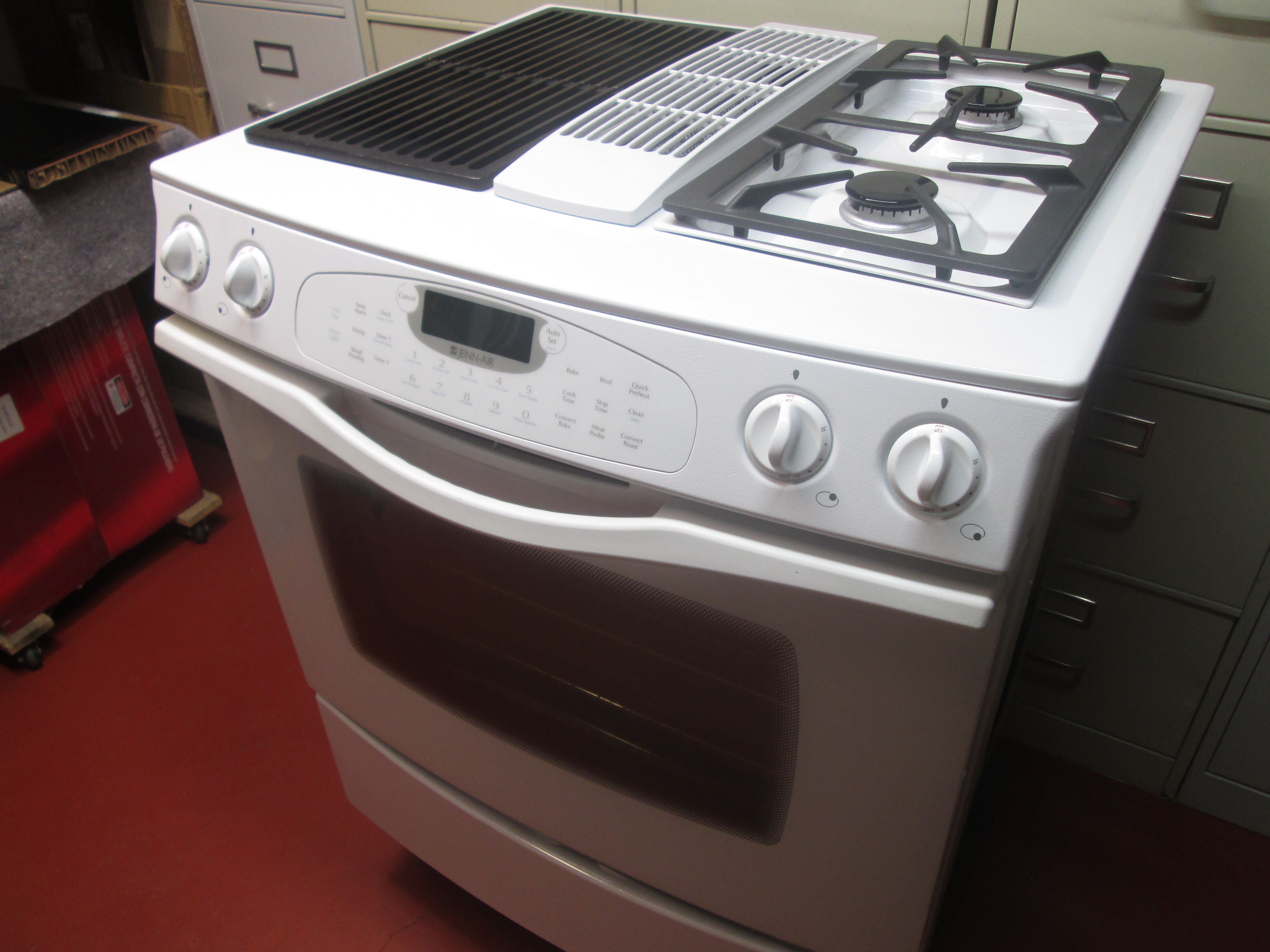 Jenn Air Gas Dual Fuel Range (Very Nice Convection Range) Downdraft for ...