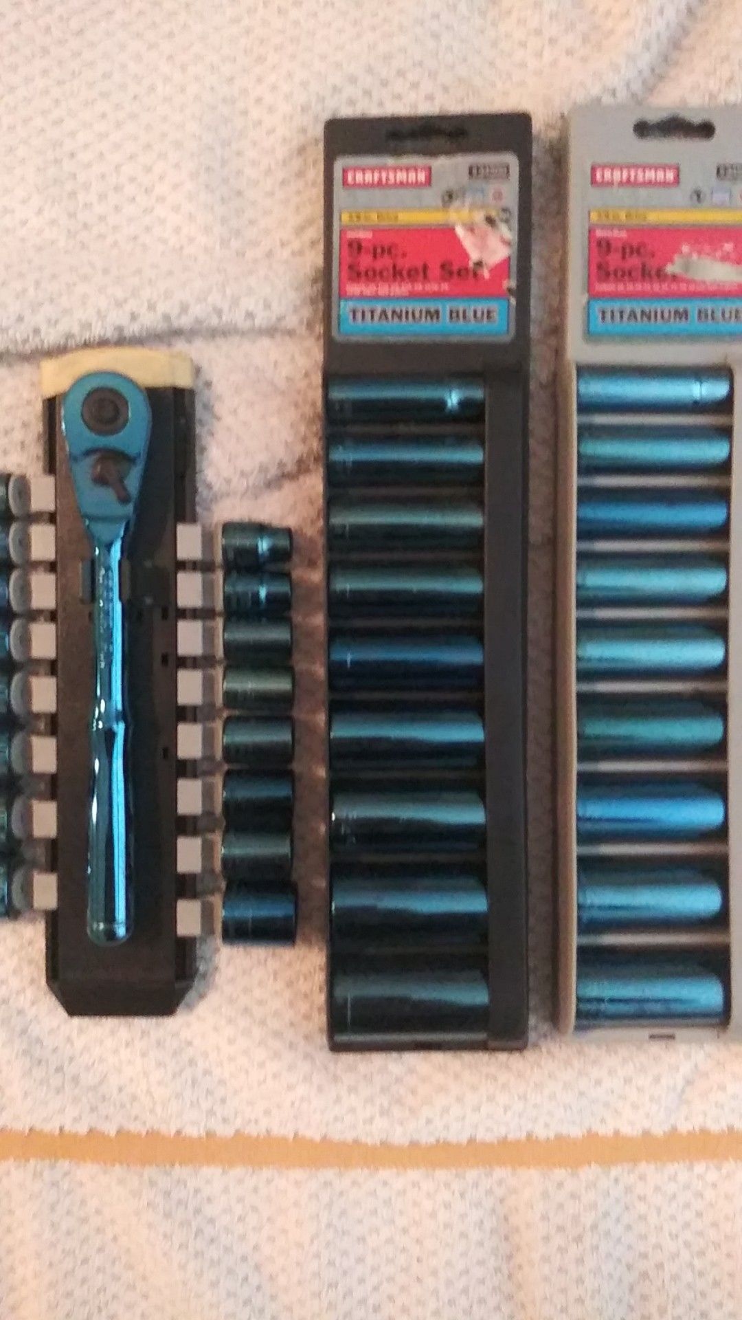 Craftsman Titanium Blue Sockets & Ratchet set. for Sale in Riverview ...