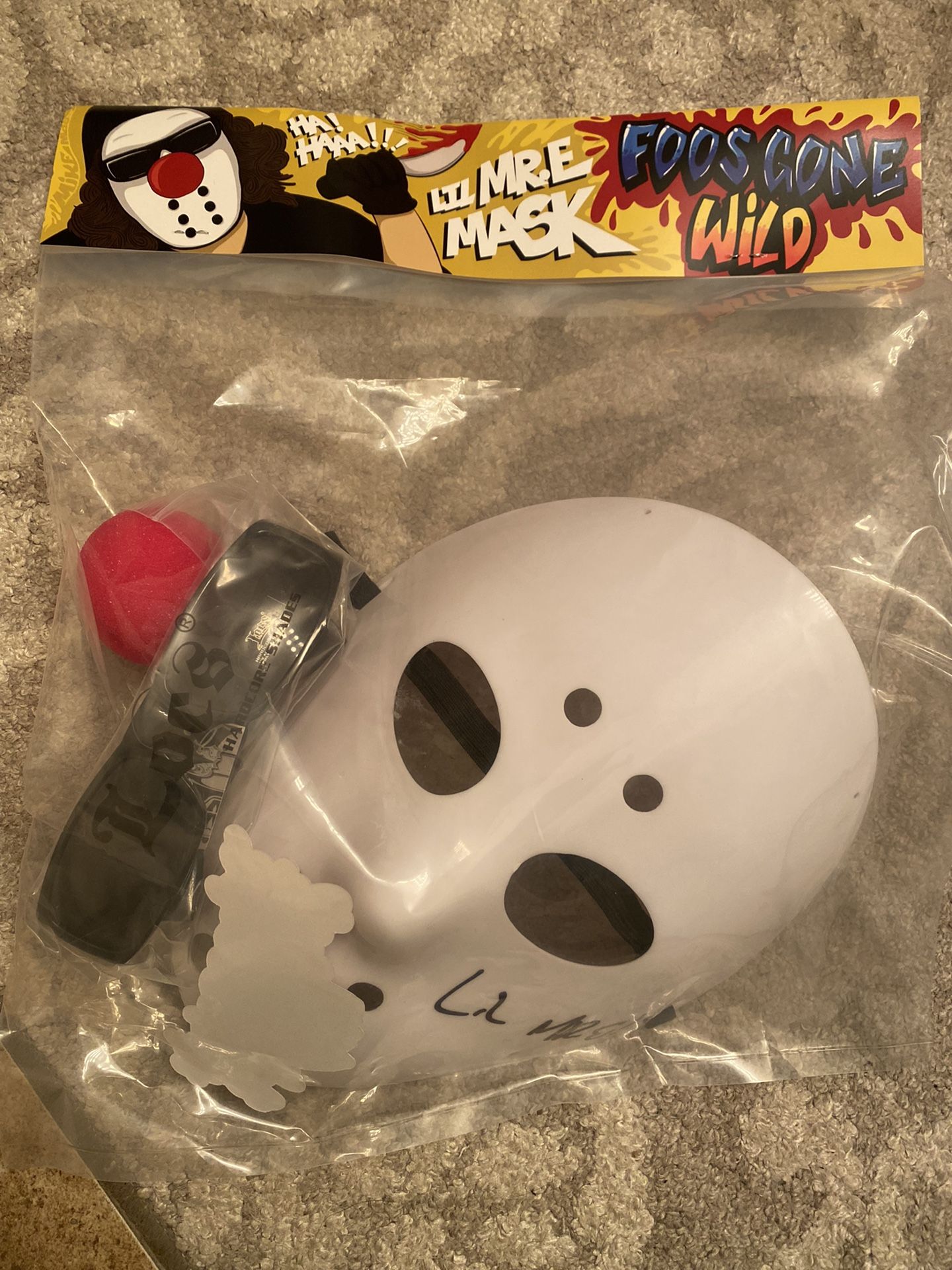 Foos Gone Wild Lil Mr. E Mask (SIGNED) for Sale in San Bernardino, CA ...