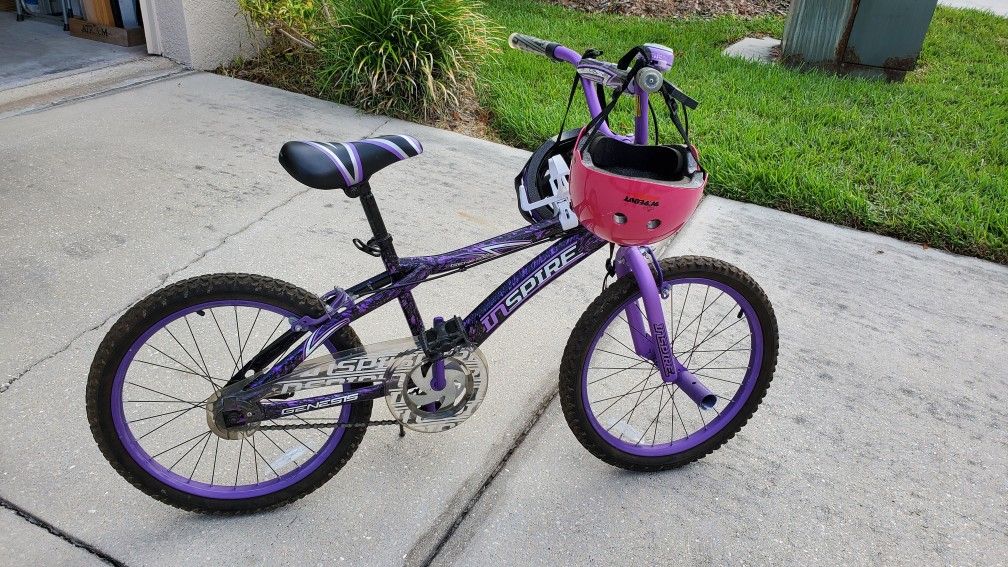 Genesis Inspire 20" Bike with 2 Helmets for Sale in St. Petersburg, FL ...