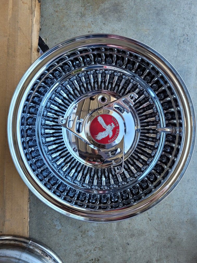 13 Inch Wire Spoke Rim ONLY 1 WHEEL LUXOR OR ROADSTER 5 LUG Universal ...
