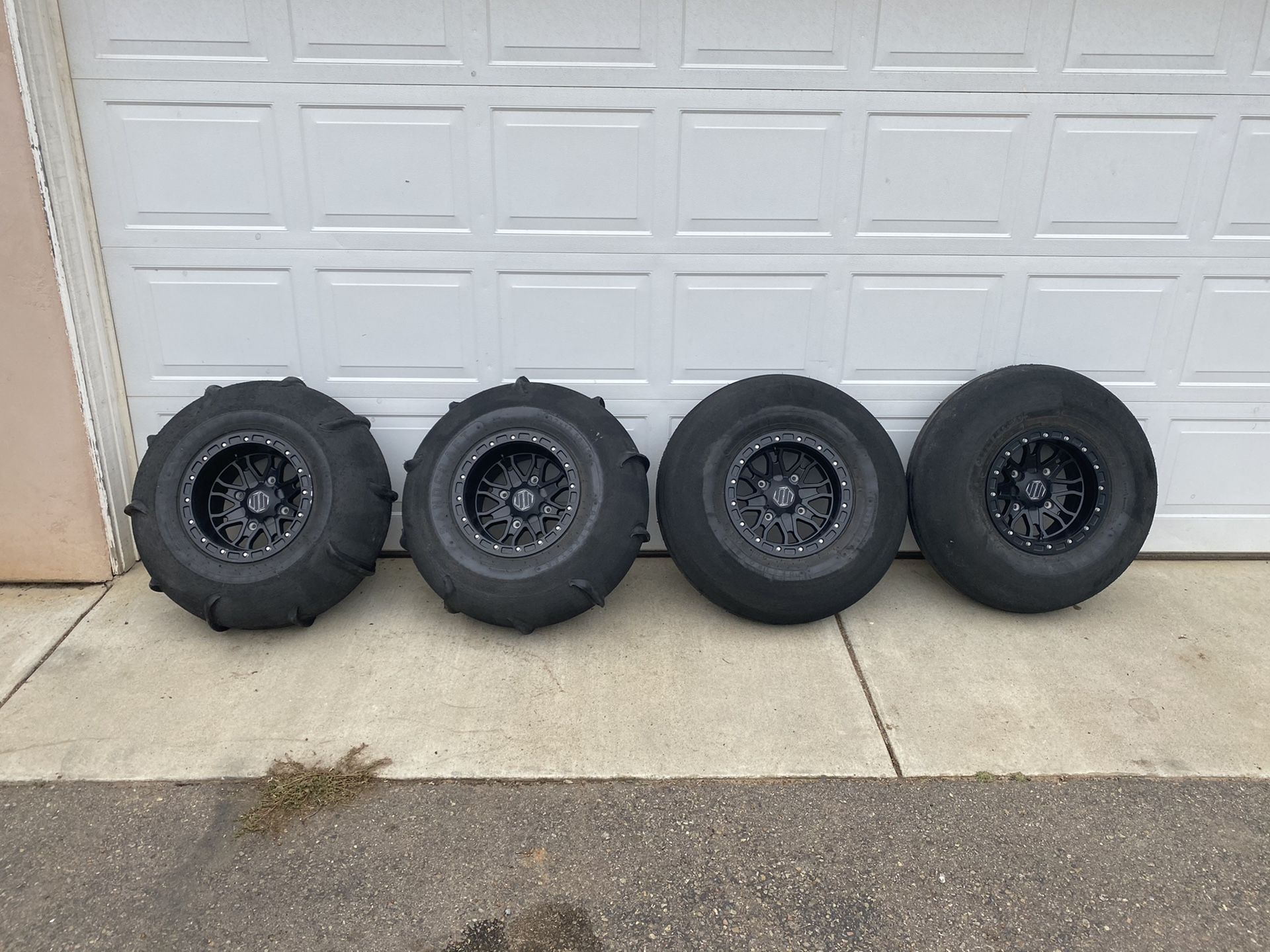 Utv Sandcraft paddles with hyper light wheels like new (32x12.5x15) for ...