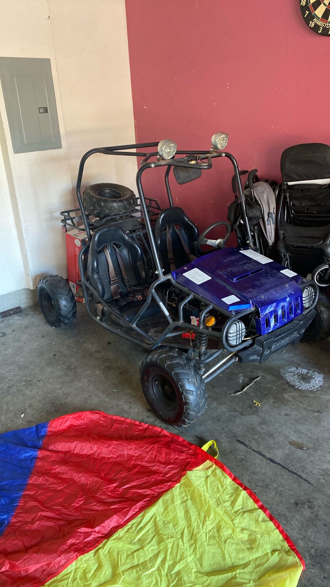 125cc Go Kart Super Wrangler Semi Auto Go Cart - ATK125A for Sale in ...