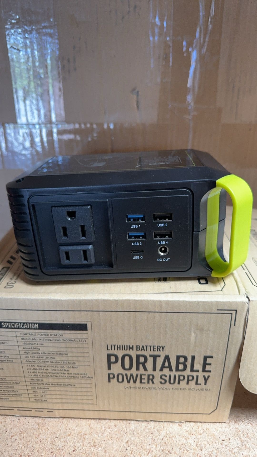 Jackery Portable Power Station EHOM Portable Power Station 350W (Peak ...