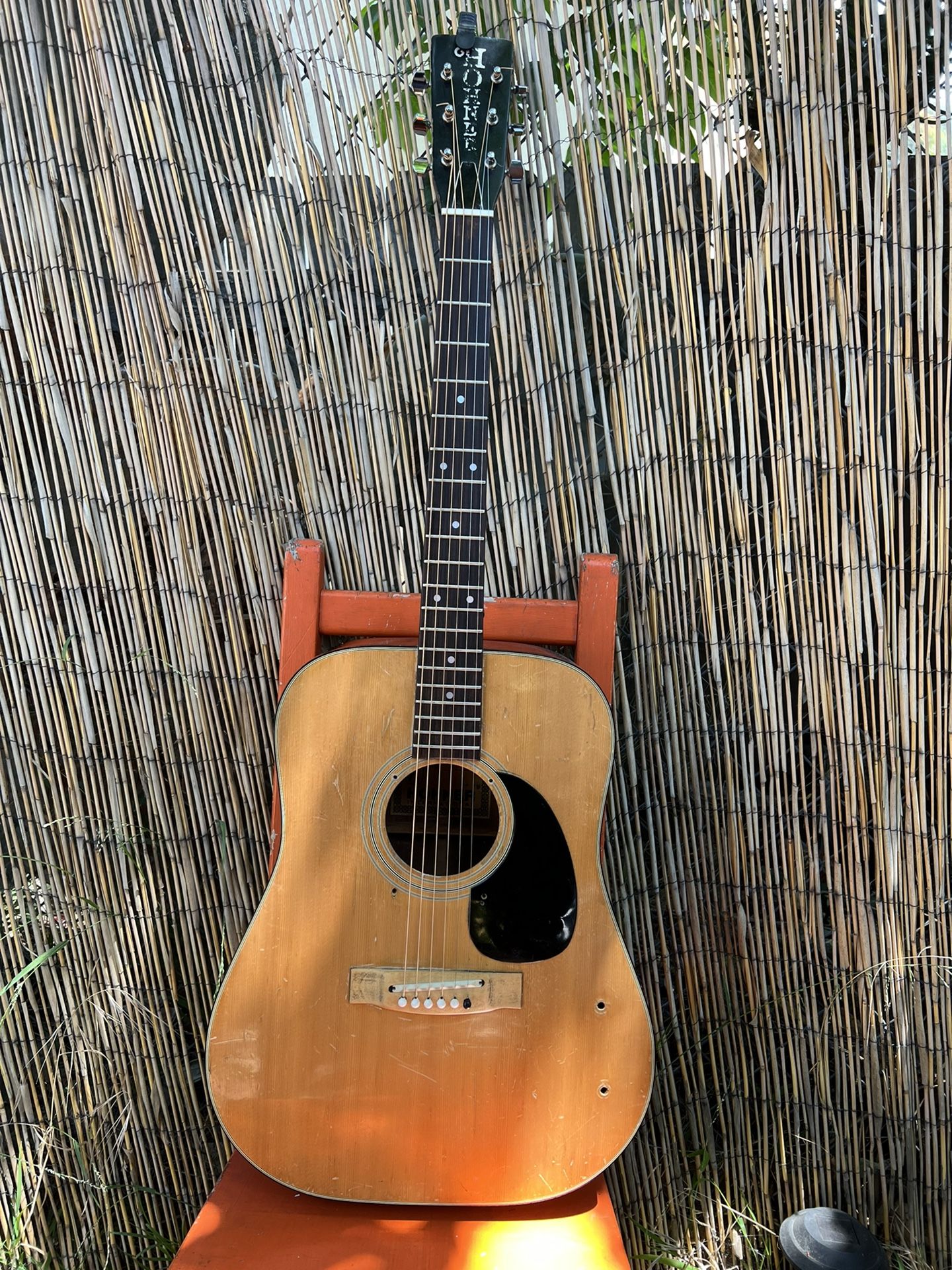 Vintage Hohner HG-03 Acoustic Guitar 1970s/1980s Fresh Neck Reset for ...