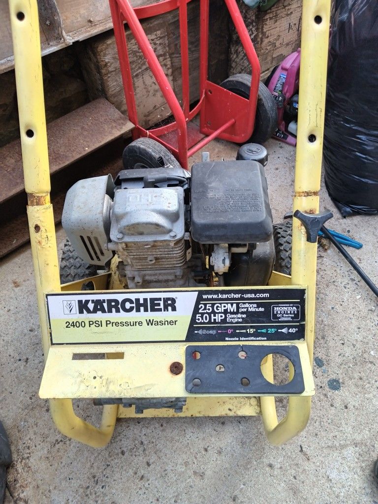 Karcher 2400 psi pressure washer for sale store