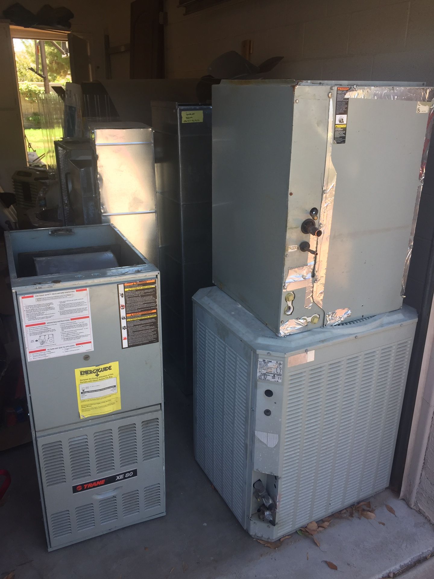 Complete Gas Pack 4 ton split system Trane AC. R22 for Sale in Gilbert ...
