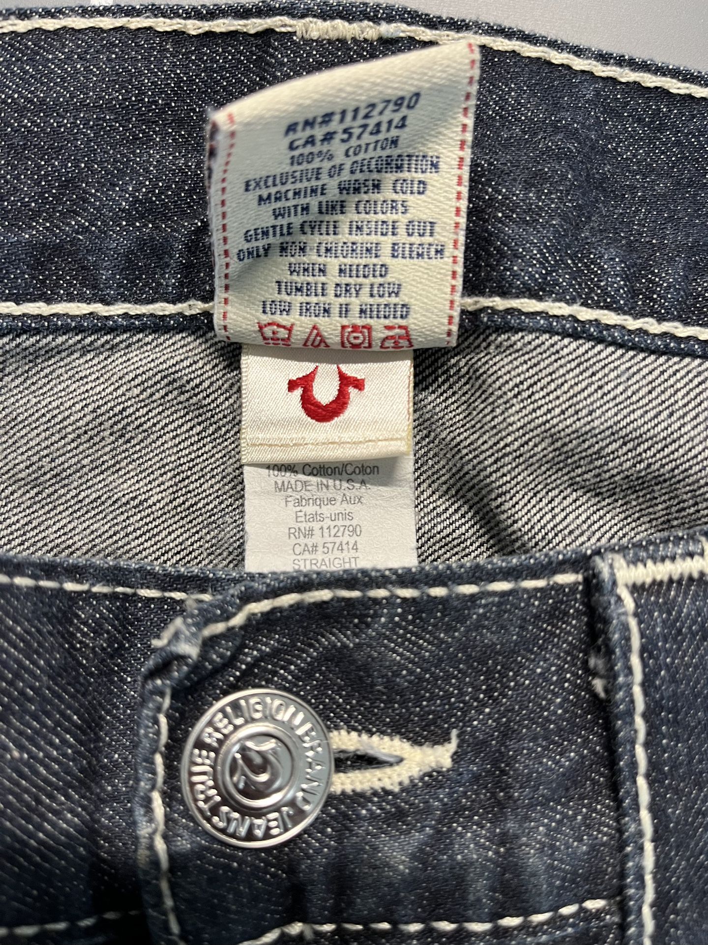 Real True Religion Jeans Tag