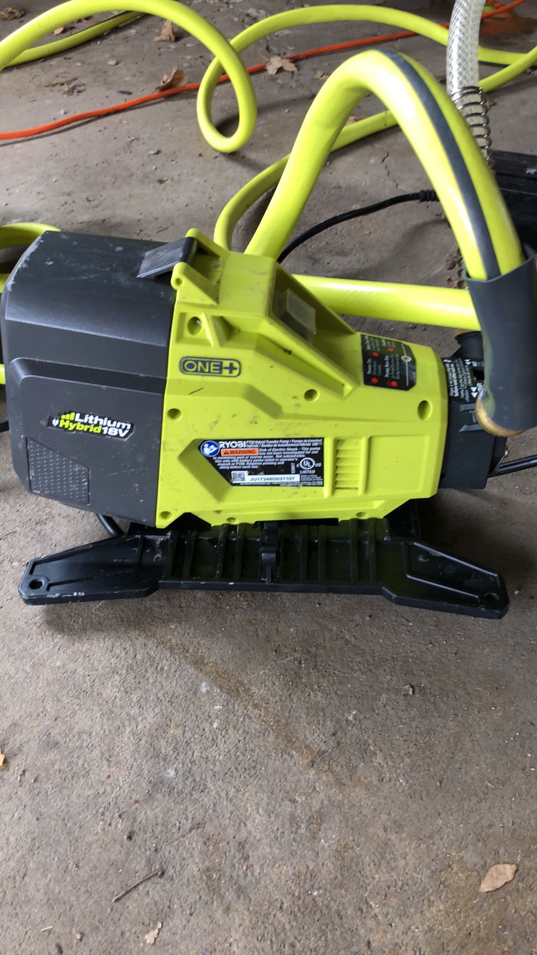 Ryobi water pump for Sale in Bloomingdale, IL - OfferUp