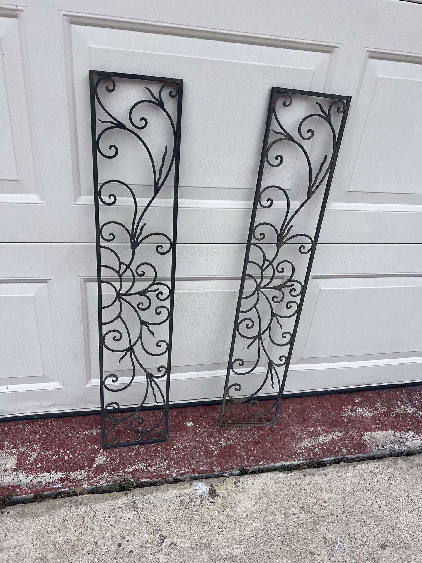 36x8” Design Elegant Wrought Iron Window Grill Design for House ...