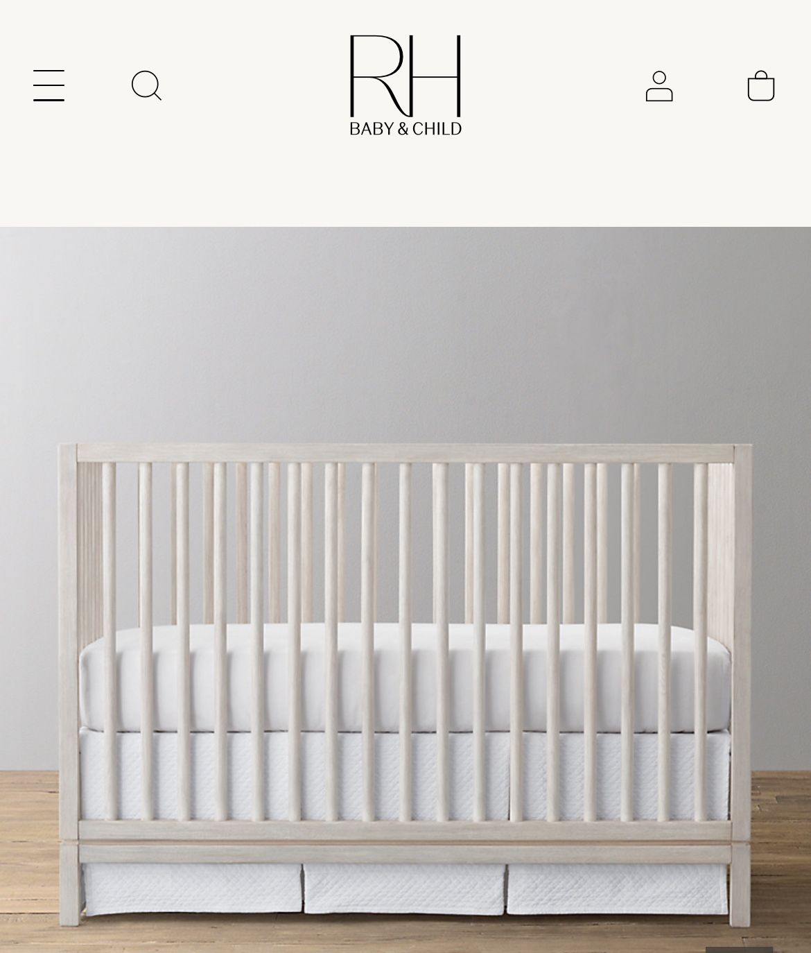 RH Crib/Toddler Bed - Keegan Wood Bed for Sale in Austin, TX - OfferUp