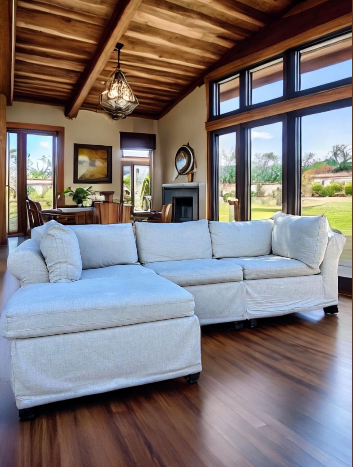 Pottery Barn Modular Sofa (Originally $5000)- FREE DELIVERY for Sale in ...