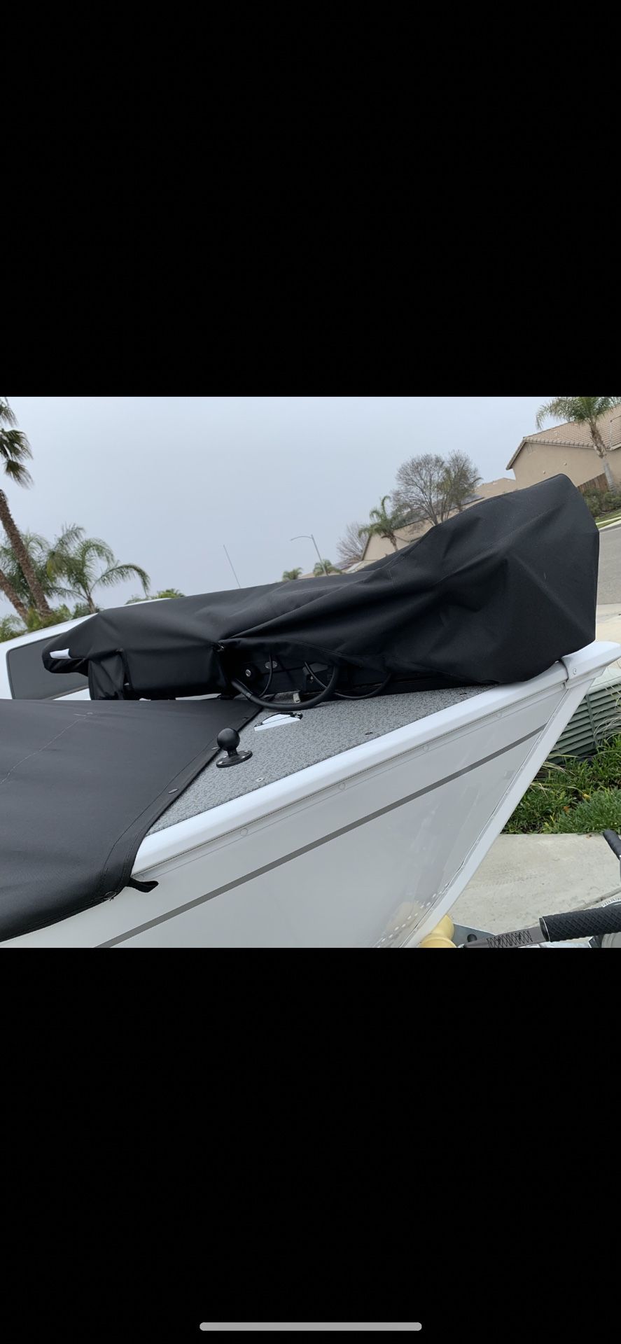 Popp Tops Garmin Force Trolling Motor 50”-57” Shaft Custom Cover for ...