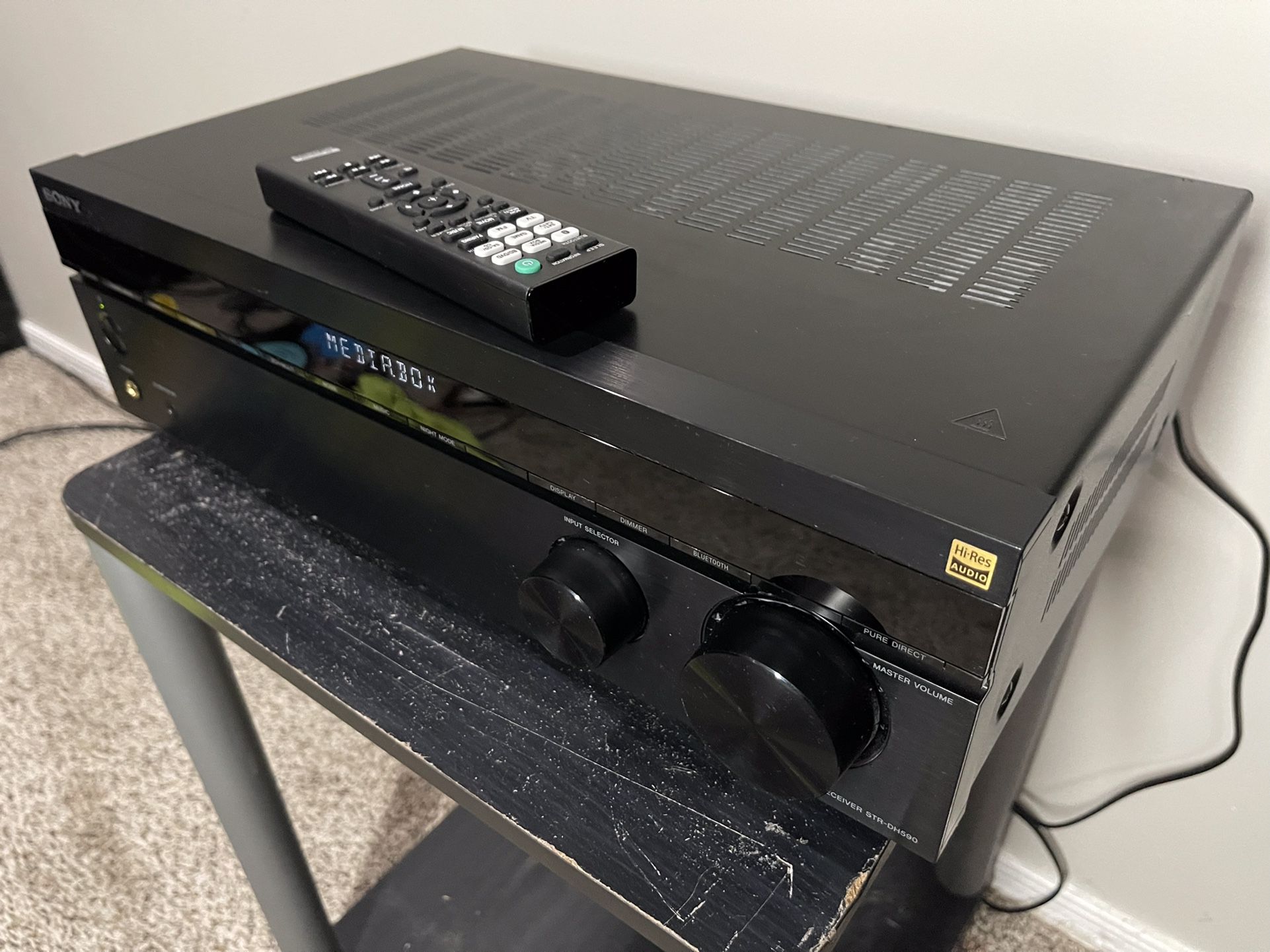 SONY STR-DH590 5.2-channel 4K HDR Home Theater receiver with Bluetooth ...