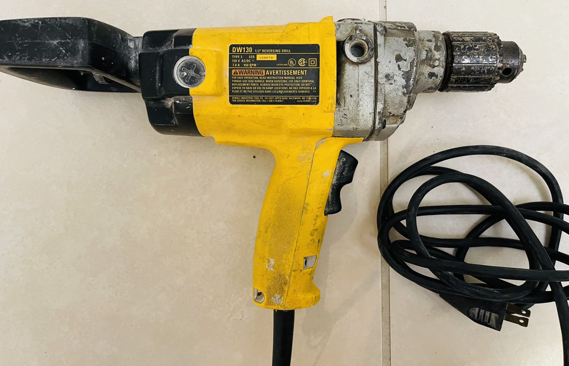 Replacement Spade Handle Drill