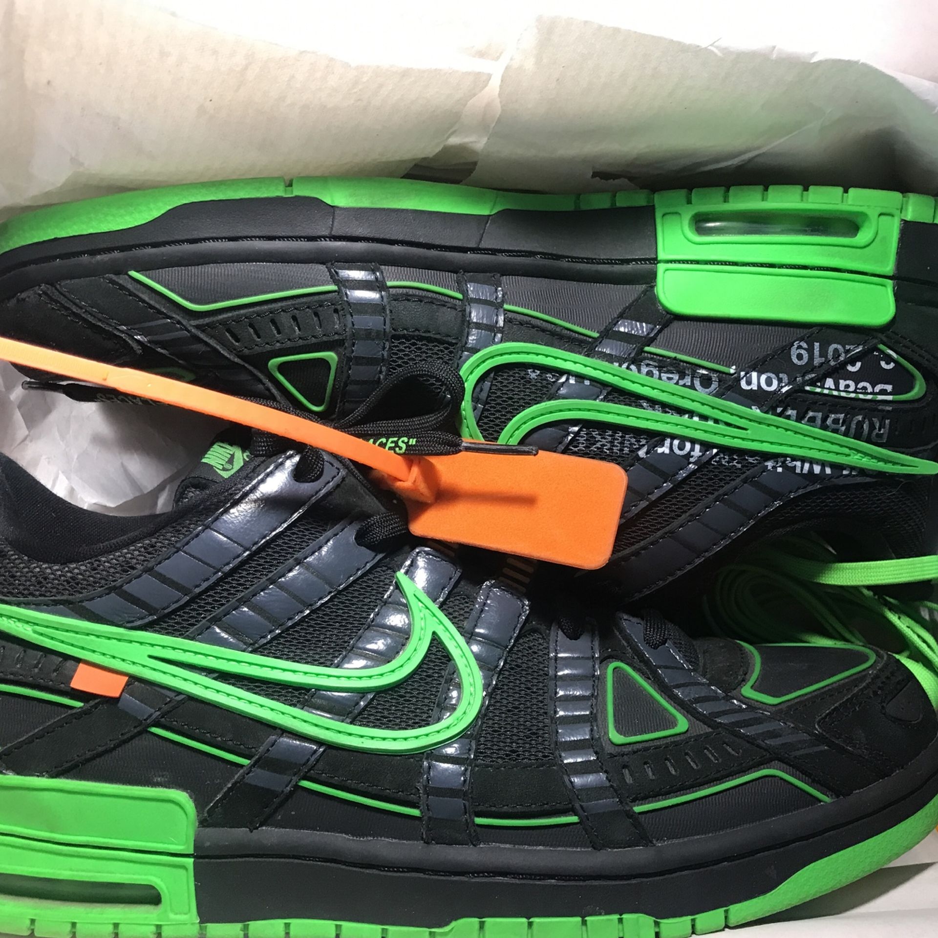 Nike x Off-White Air Rubber Dunk “Green Strike” for Sale in Town 'n ...