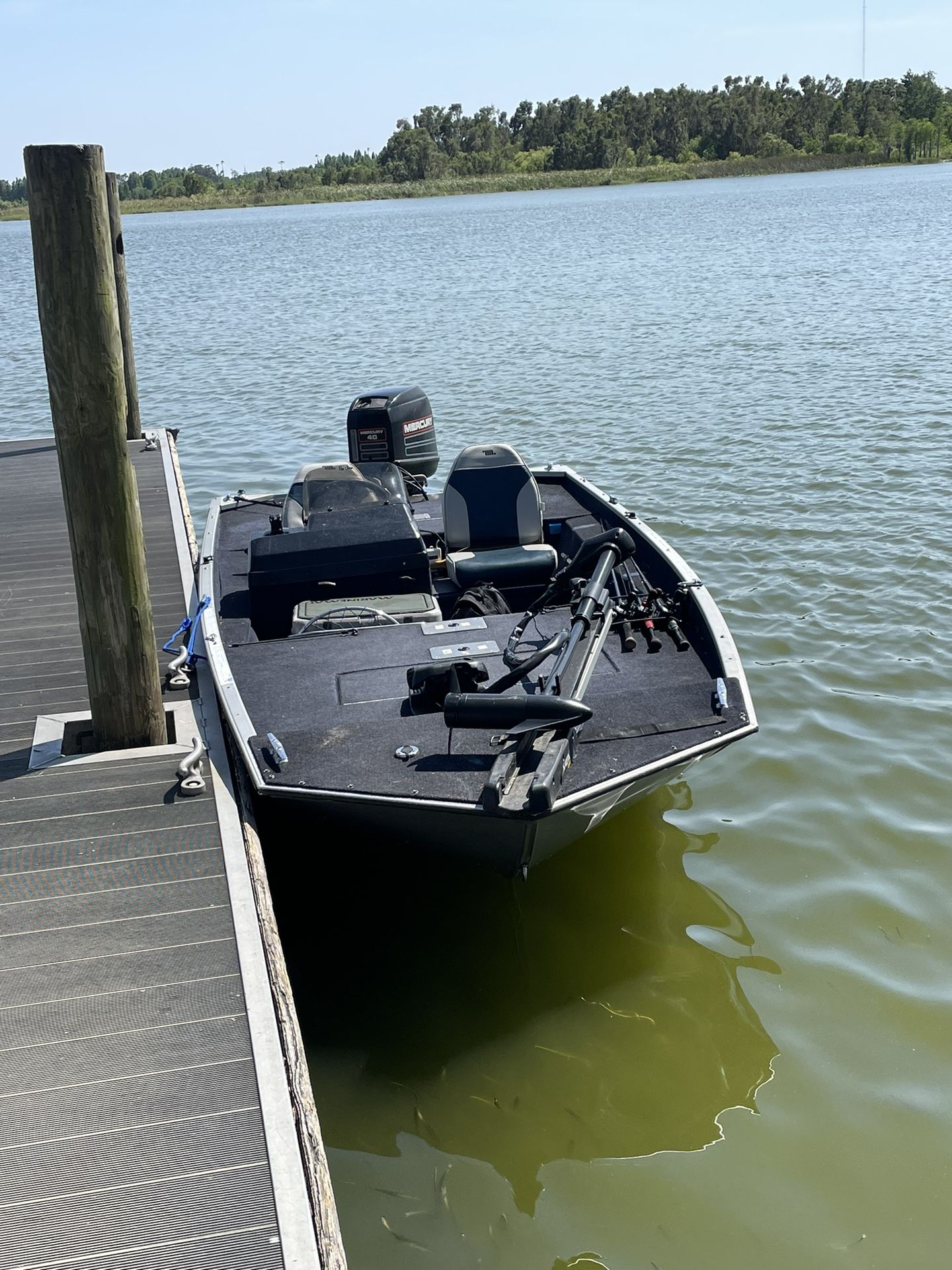 1995 Monark Aluminum Bass boat for Sale in Lakeland, FL - OfferUp