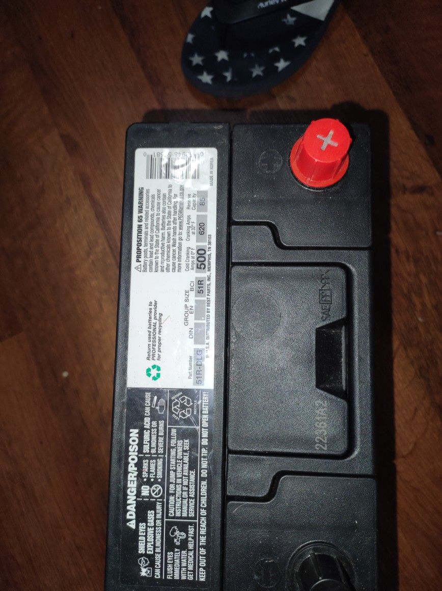 I have a brand NEW DURALAST PRO POWER ULTRA battery 51R-AGM battery ...