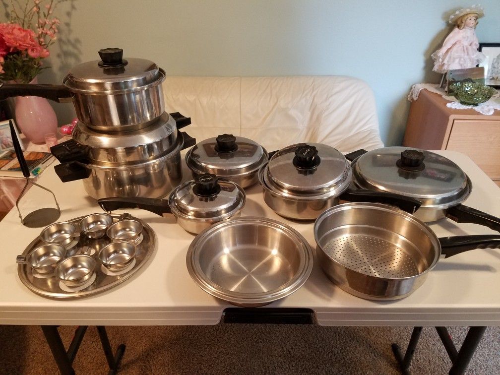 West Bend Lustre Craft Stainless Steel Waterless Cookware for Sale in ...