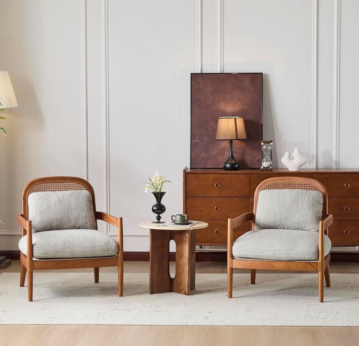 Brand New Christopher Knight Home Nadine Club Chairs Set of 2, Wooden ...