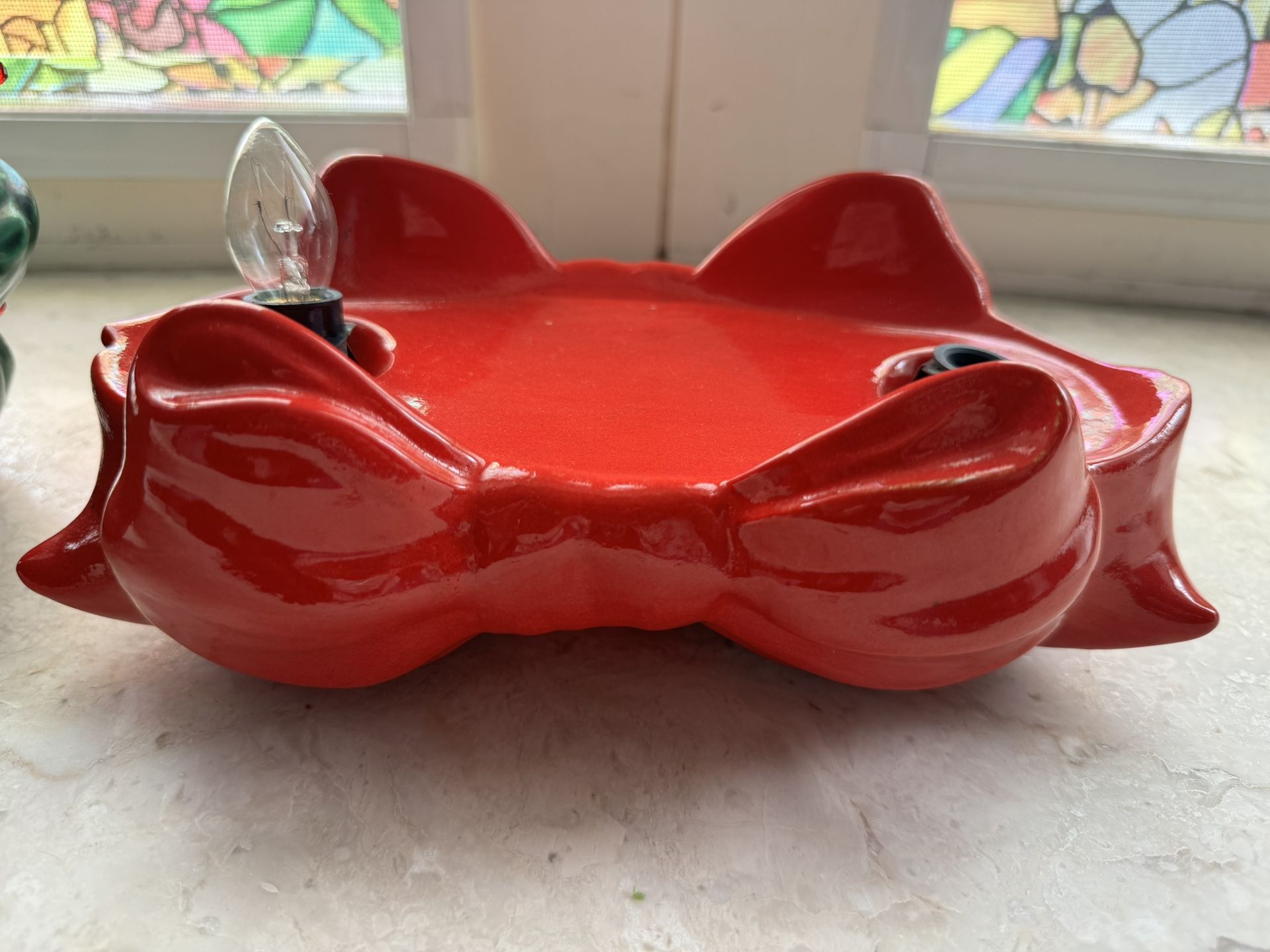 Vintage Ceramic Christmas wreath “BOW” BASE for Sale in Williamstown ...