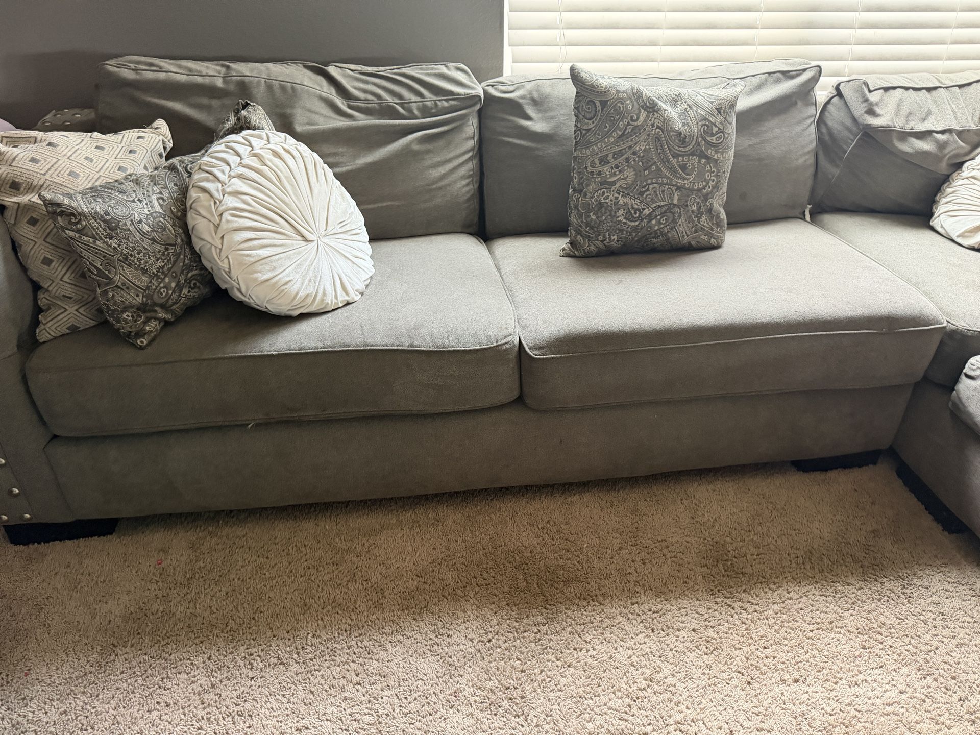 Free Sectional And Ottoman (2500 Benelli Ct) for Sale in Houston, TX ...