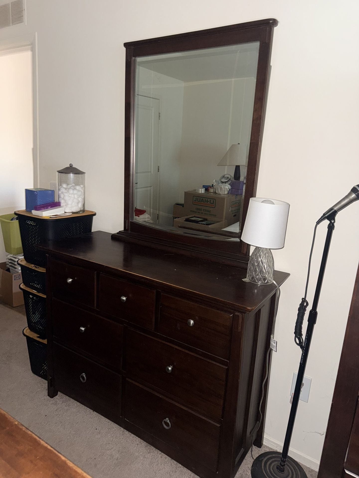Large Dresser + Mirror for Sale in Rochester, MI - OfferUp
