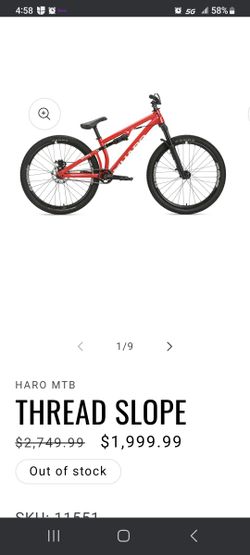 HARO THREAD SLOPE, MOUNTAIN BIKE, FULL SUSPENSION. for Sale in San ...