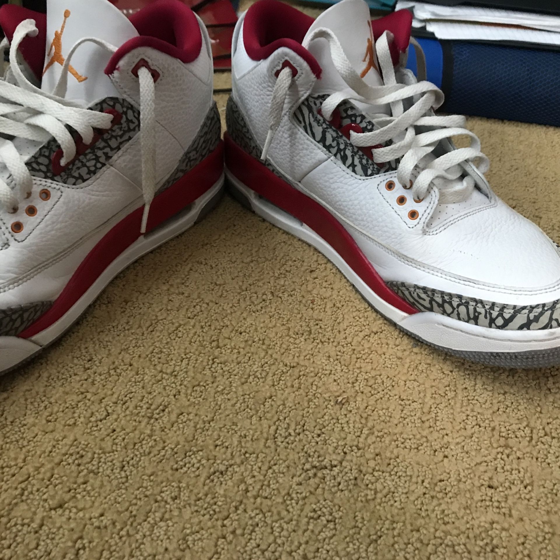 Jordan 4 Retro Red Thunders Jordan 3 Cardinal Red for Sale in San Diego ...