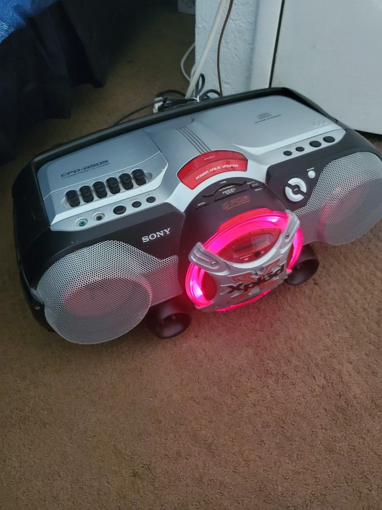Sony boombox Explorer sounds good.Everything works for Sale in Chula ...
