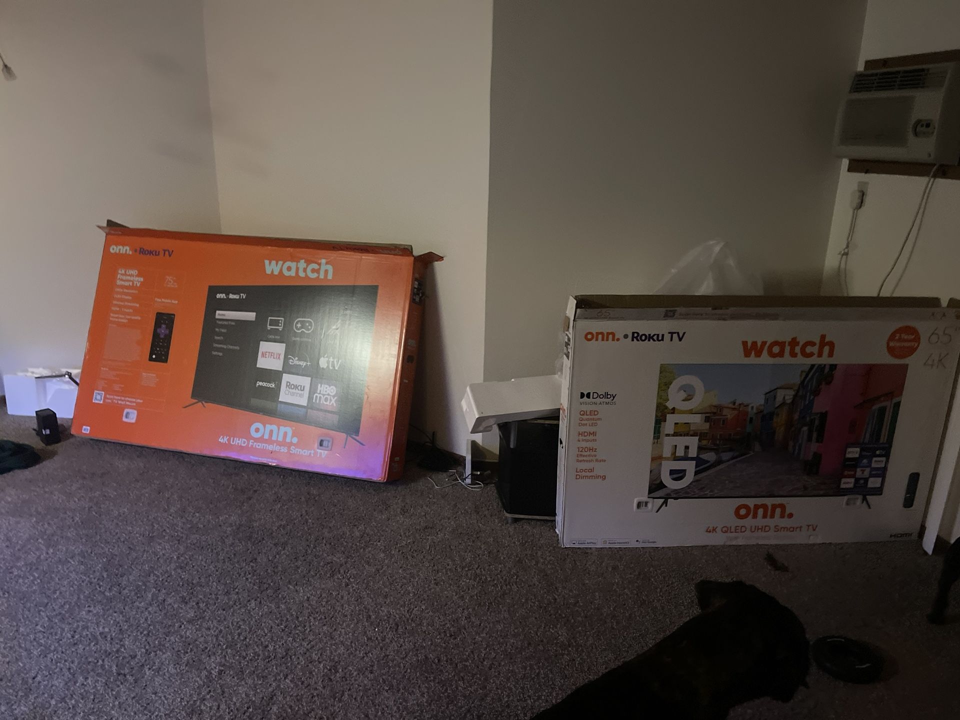 65 Inch Qled Flat Screen Tv By Onn for Sale in Brooklyn, NY - OfferUp