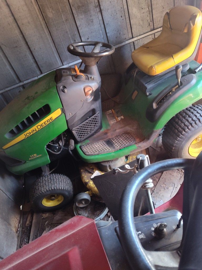 John Deere, Craftsman Riding Mower S The John Deere Is Ready To Go The ...
