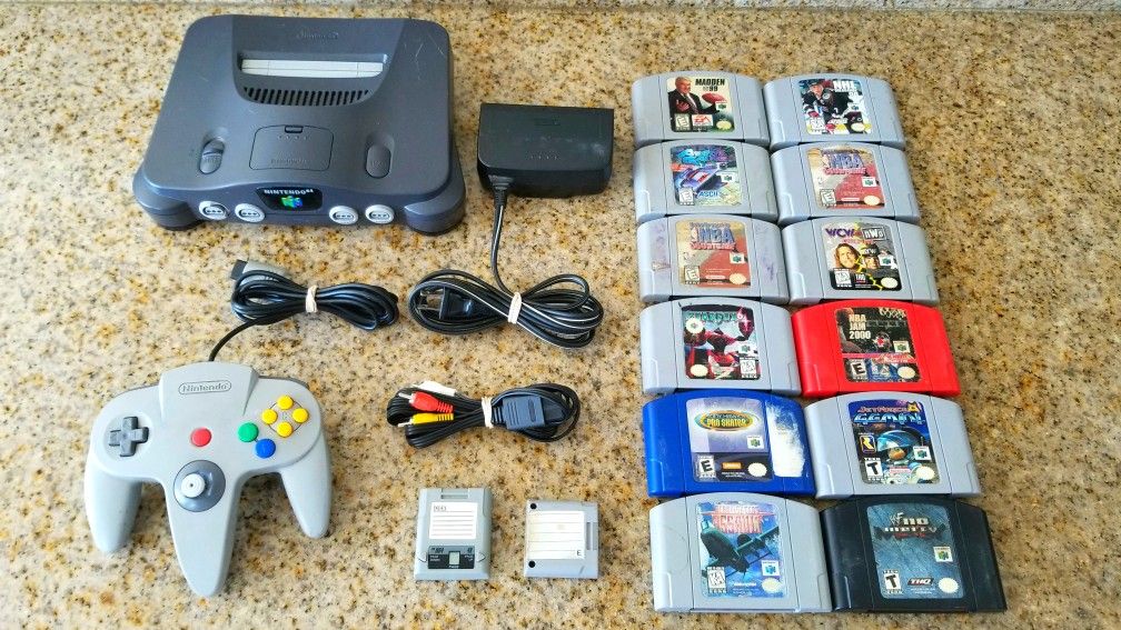 Fat Nintendo 64 N64 Bundle package For $$ for Sale in Riverside, CA ...