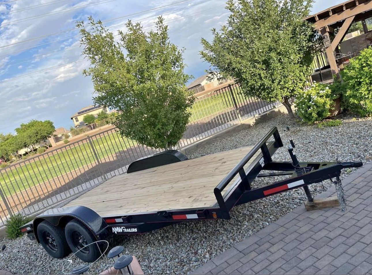 2023 Amw 16ft Car Hauler Trailer For Trade Or Sale for Sale in Phoenix ...