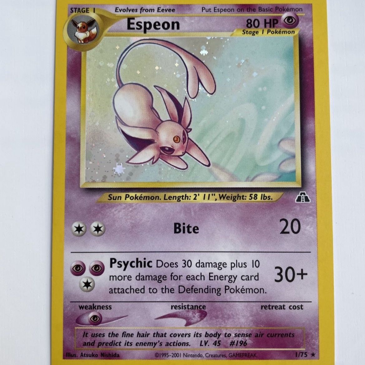 Espeon Card