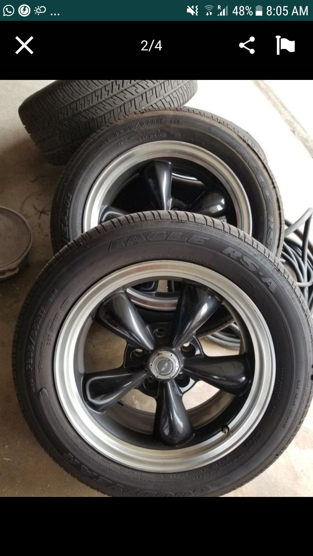 American racing rally wheels cragars chevy nova chevelle c10 impala c10 ...