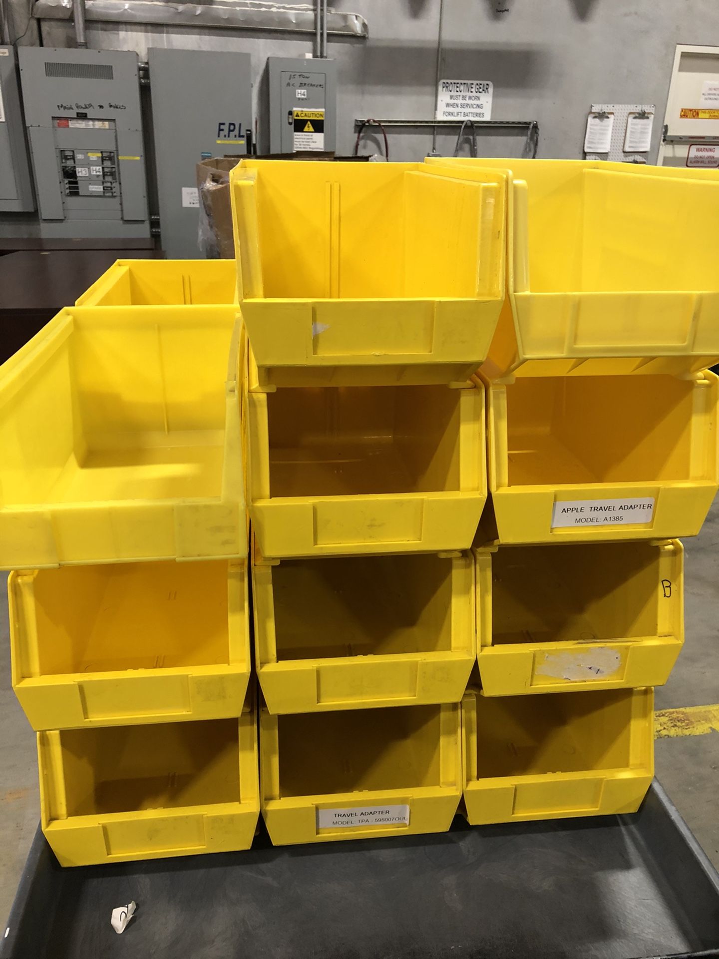 Lewis Systems 12 Plastic Stackable Shelf Bins for Sale in Pompano Beach ...