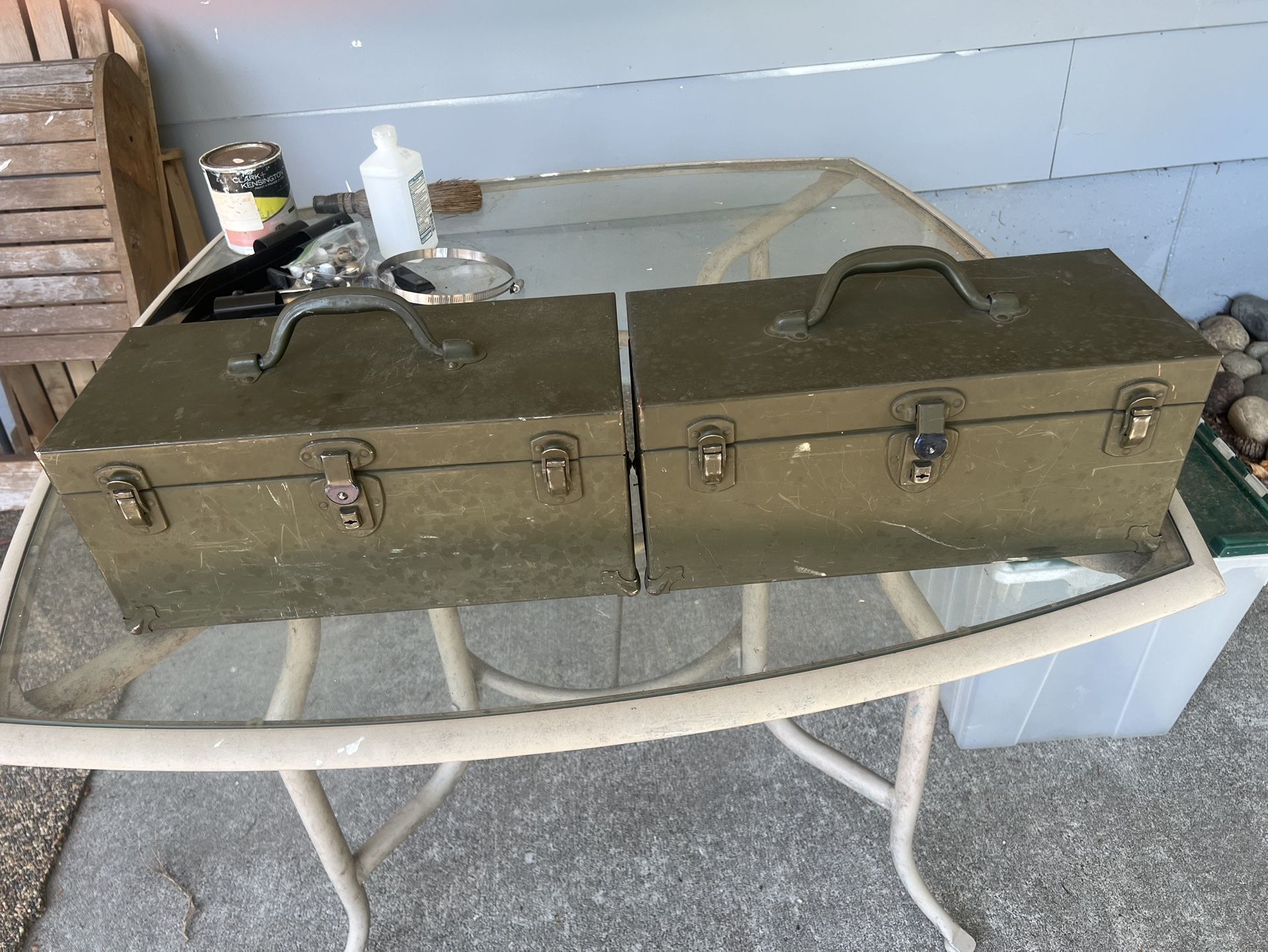 Price Lowered WW2 M5 Chest Steel With Tray Armorers Chest D28243 for ...